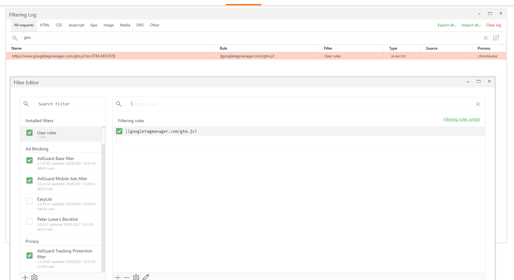 worldvision.de: Rules with $third-party modifier don't work · Issue #1523 · AdguardTeam/CoreLibs ...