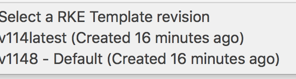 Not Allowed To Edit Clusters In 114 Or 114x To Go To A Cluster Template With Same Latest 