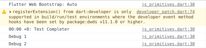 Web Test Bug Completer Does Not Complete When Running Via Flutter Drive On Web · Issue 6915