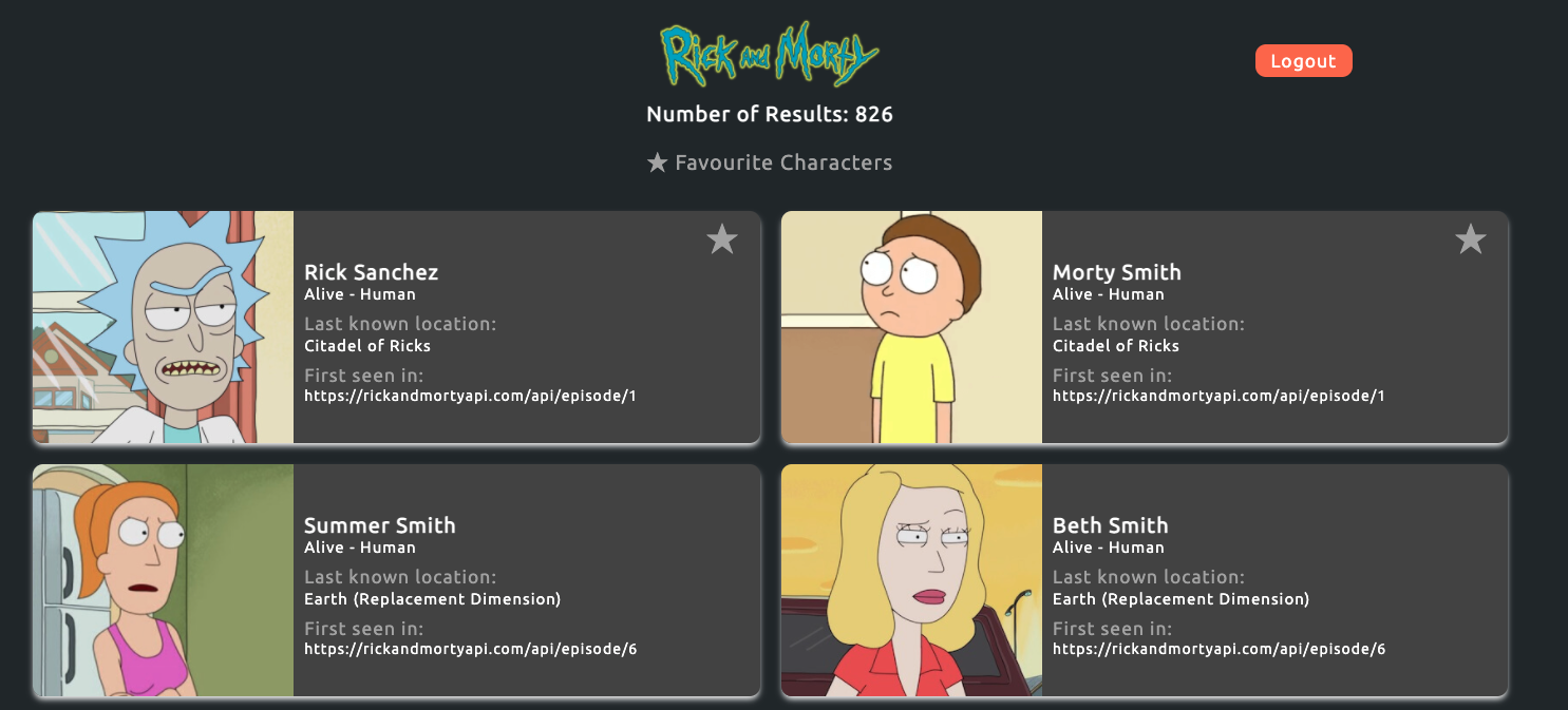 GitHub - cmcmanus2022/rick-morty-app