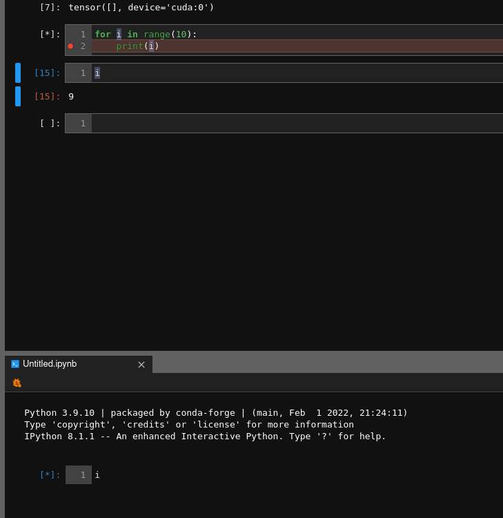 Full debug console while in breakpoint · Issue #12182 · jupyterlab/jupyterlab · GitHub