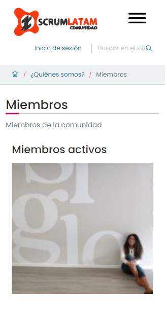 📃[UX/UI] Mostrar información de ¿Quiénes somos? · Issue #106 · ScrumLATAMComunidad ...