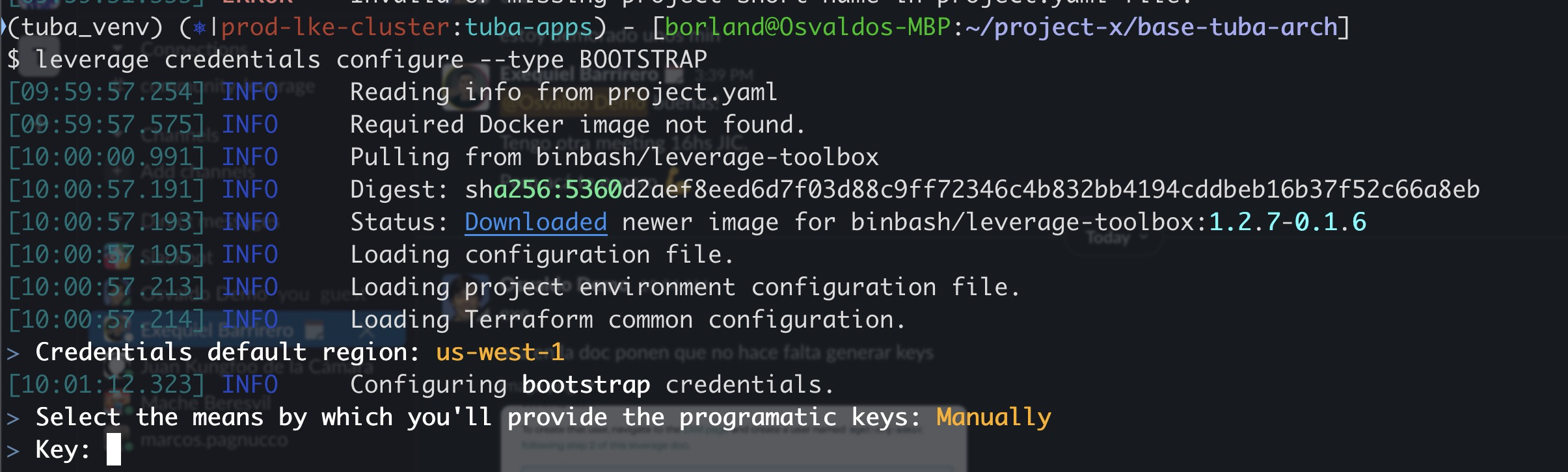 Fix | Documentation fix needed under the "Try Leverage" Create a bootstrap user · Issue #186 ...