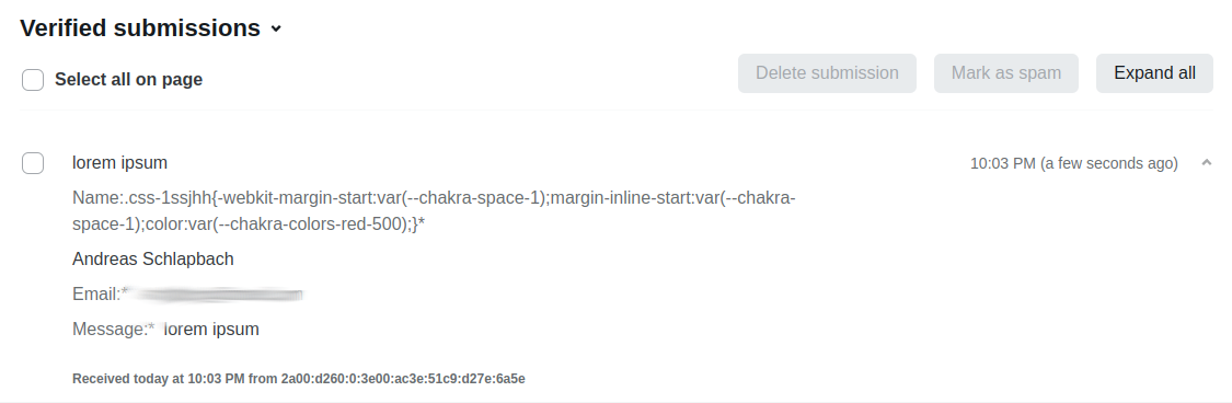 Sending Form Returns Chakra Ui Styles In Netlify Forms · Issue 6494 · Chakra Uichakra Ui · Github