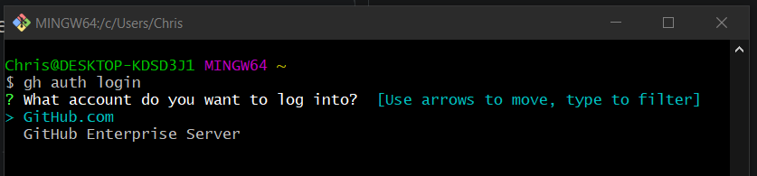 "Incorrect function" error in Windows Git Bash terminal · Issue #404 · cli/cli · GitHub