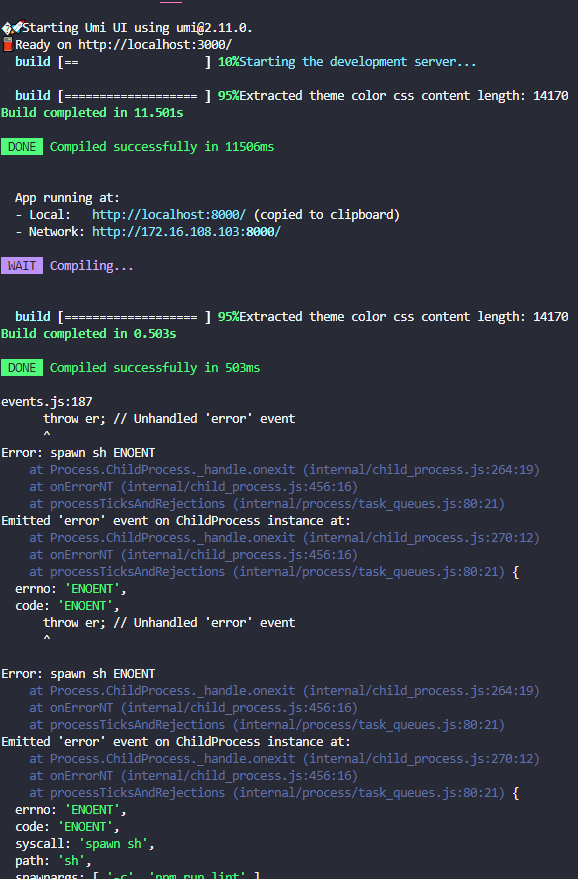 已和 Umi UI 服务器断开连接，正在尝试重连... · Issue #3548 · umijs/umi · GitHub