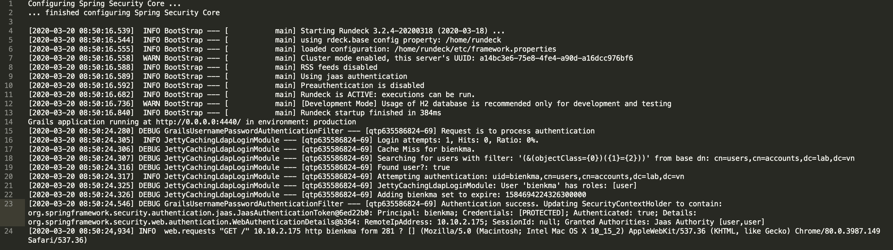 user's ldap authenticated with rundeck in logging but login UI was not logined · Issue #5900 ...
