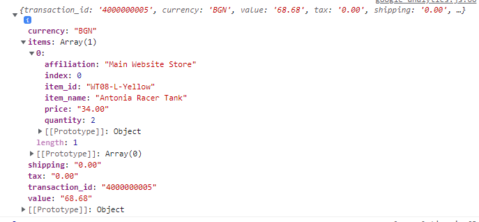 GTag not send transaction prices and totals. · Issue #37348 · magento/magento2 · GitHub