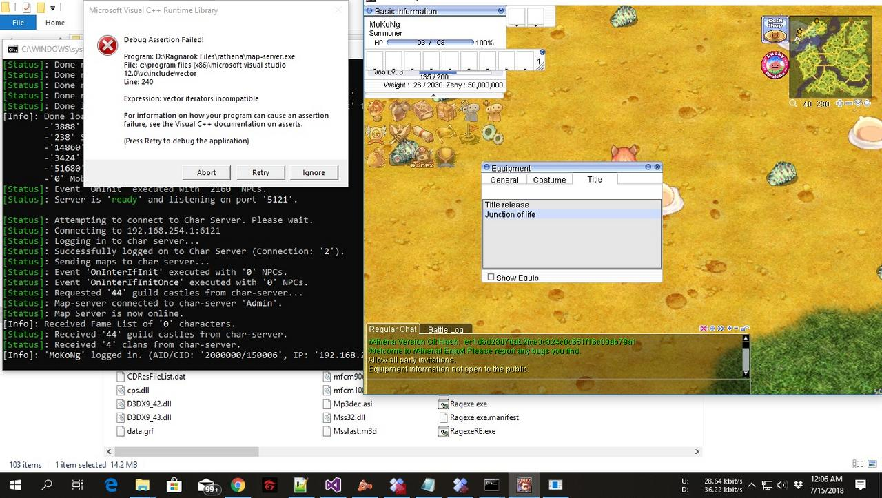 Map Crashed after clicking Title Achievement · Issue #3315 · rathena/rathena · GitHub