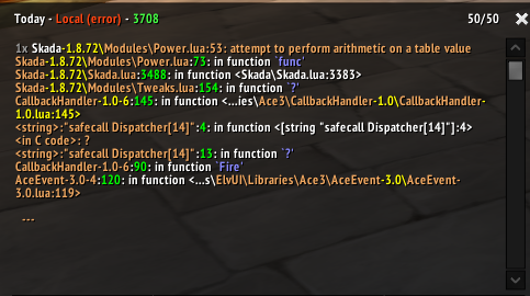 Skada power module error · Issue #74 · bkader/Skada-WoTLK · GitHub