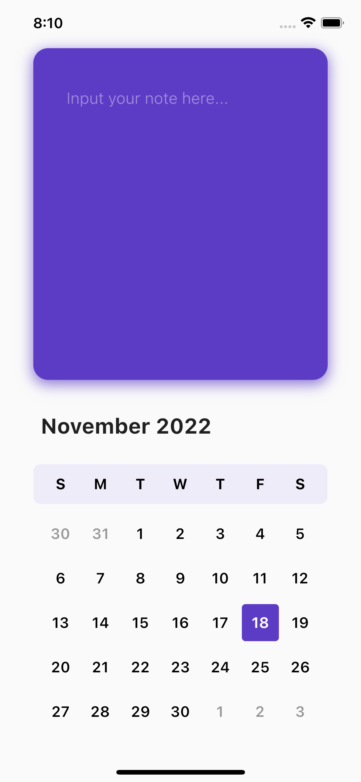 GitHub - Diaglyonok/calendar_note_app: Calendar Note App