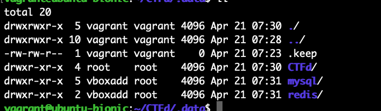 CTFd permission error by using custom Vagrant · Issue #961 · CTFd/CTFd · GitHub