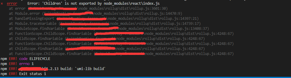 umi-lib,部分依赖放在dependencies中导致打包umd时报错 · Issue #2126 · umijs/umi · GitHub