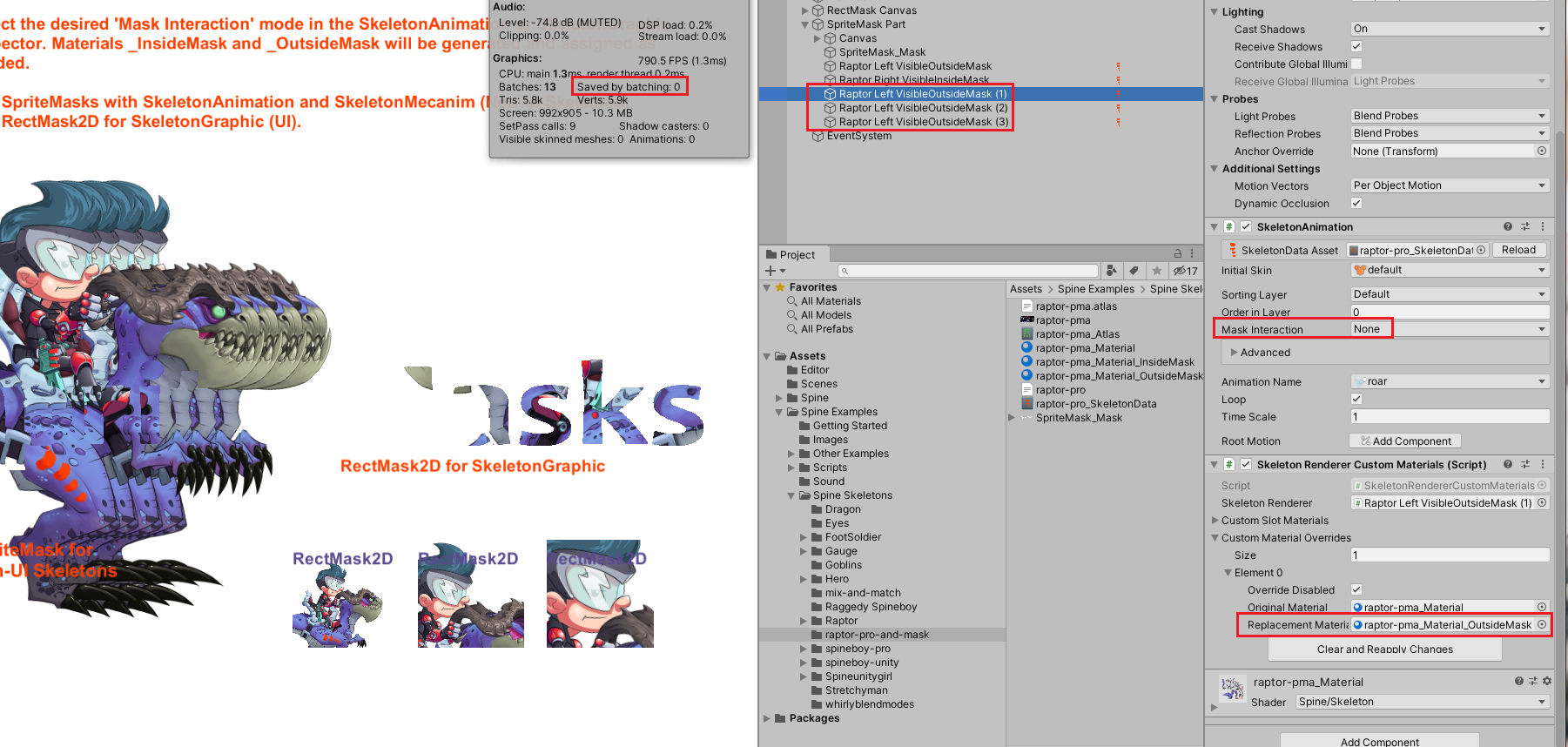 [unity] Mask interaction materials cause unnecessary batches · Issue #1769 · EsotericSoftware ...