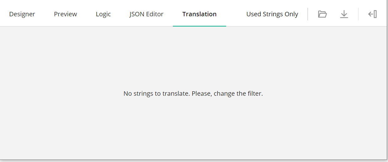 Preview tab: Empty survey message is not aligned · Issue #2875 ...