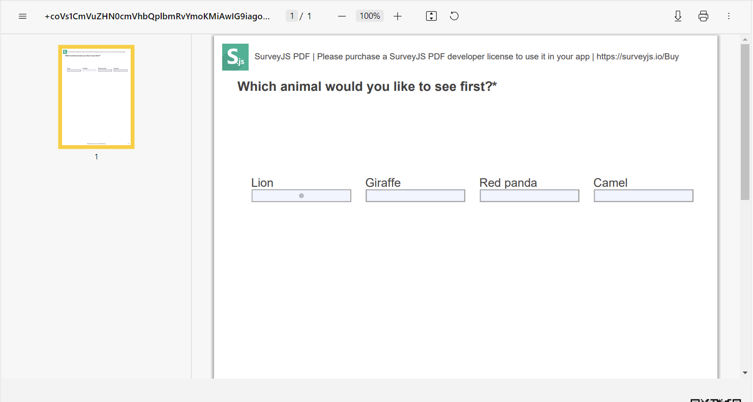 Image picker export leave much to be desired · Issue #139 · surveyjs/survey-pdf · GitHub