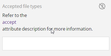 Fix the hint for the "Accepted file types" editor · Issue #4783 · surveyjs/survey-creator · GitHub
