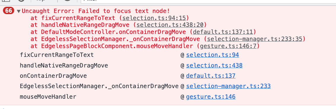 Directly dragging frame block throws error in edgeless mode · Issue #749 · toeverything ...
