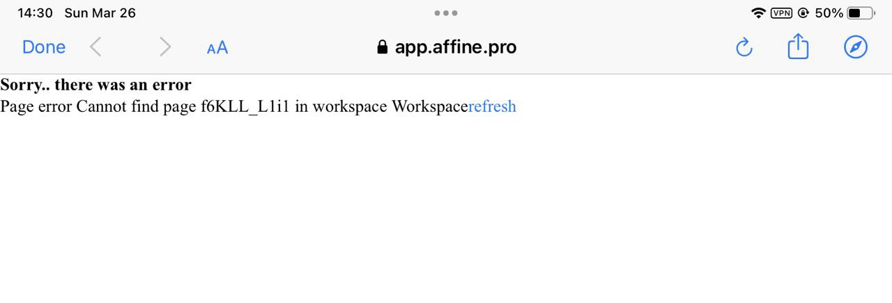 The public workspace cannot be loaded on mobile devices · Issue #1694 · toeverything/AFFiNE · GitHub