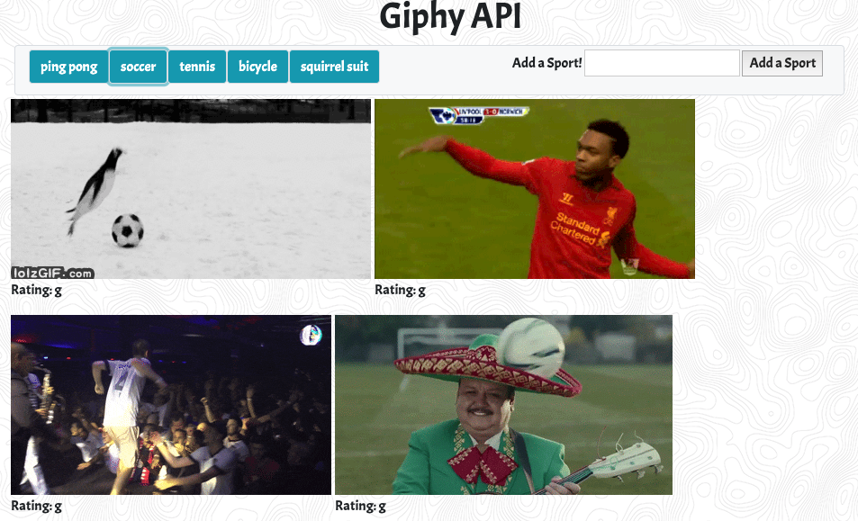 GitHub - edfeld/Giphy-API: GIPHY API - Fun with animated GIPH files