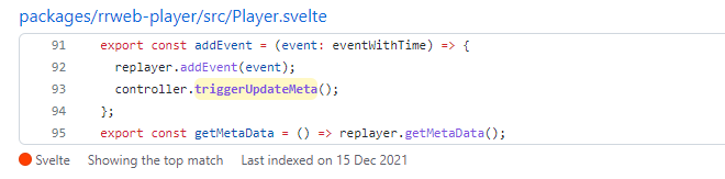 rrWebplayer.addEvent(event)异步加载数据后，回放播放进度条的总时长如何更新 · Issue #773 · rrweb-io/rrweb · GitHub