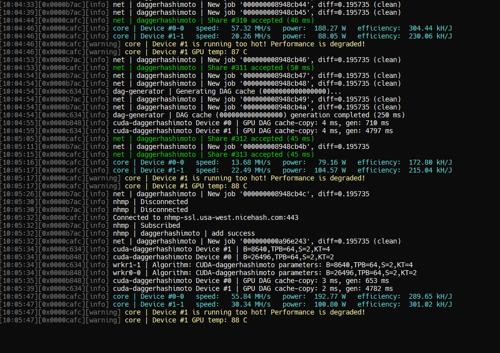 [Feature Request] Regenerate DAG if hashrate dips below threshold ...