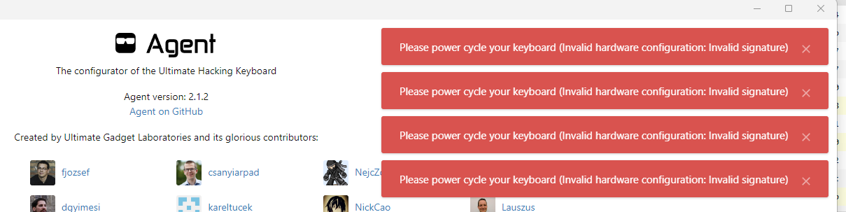 FTY - Invalid Signature · Issue #615 · UltimateHackingKeyboard/firmware · GitHub