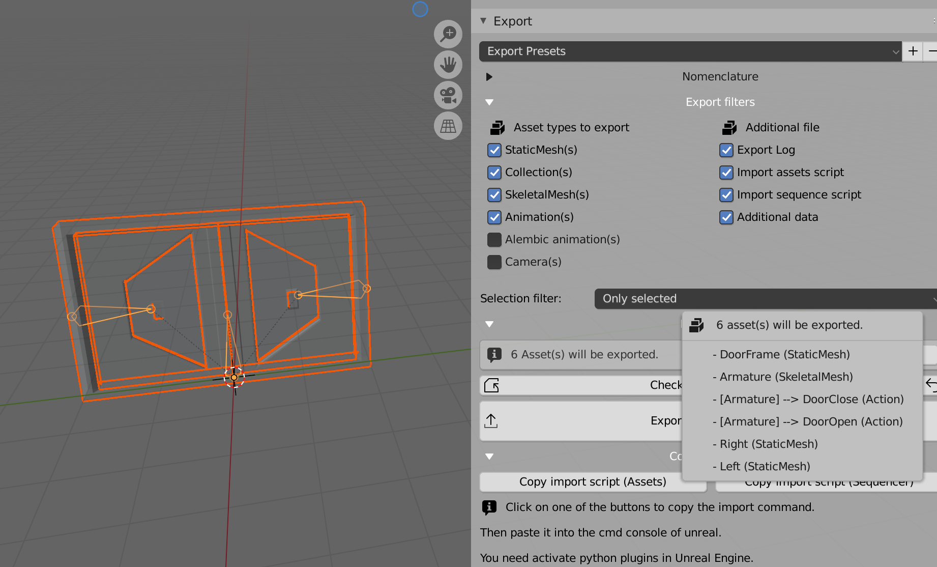 skeleton not exported · Issue #134 · xavier150/Blender-For-UnrealEngine-Addons · GitHub