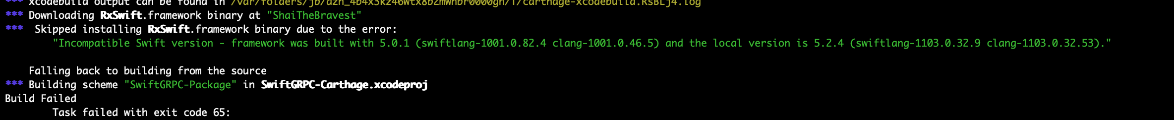 Installation failure · Issue #168 · mavlink/MAVSDK-Swift · GitHub