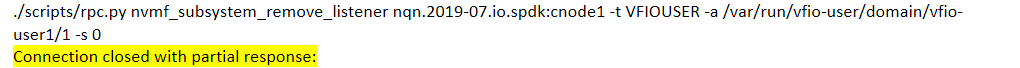 [vfio-user]nvmf_tgt core dumped when removing the listener with VM booted up · Issue #2246 ...