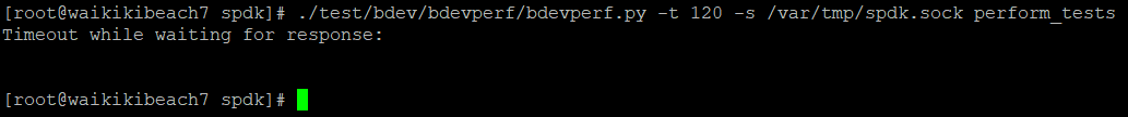[spdk/bdevperf]bdevperf can not handle the error bdev correctly with "-f" option enabled · Issue ...