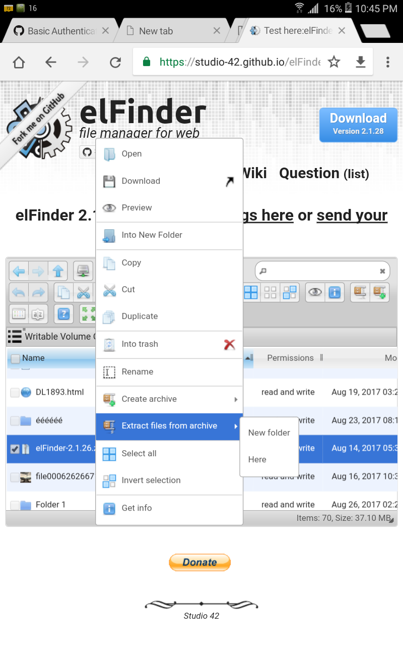Contextmenu selcting items error in mobile browser · Issue #2183 · Studio-42/elFinder · GitHub