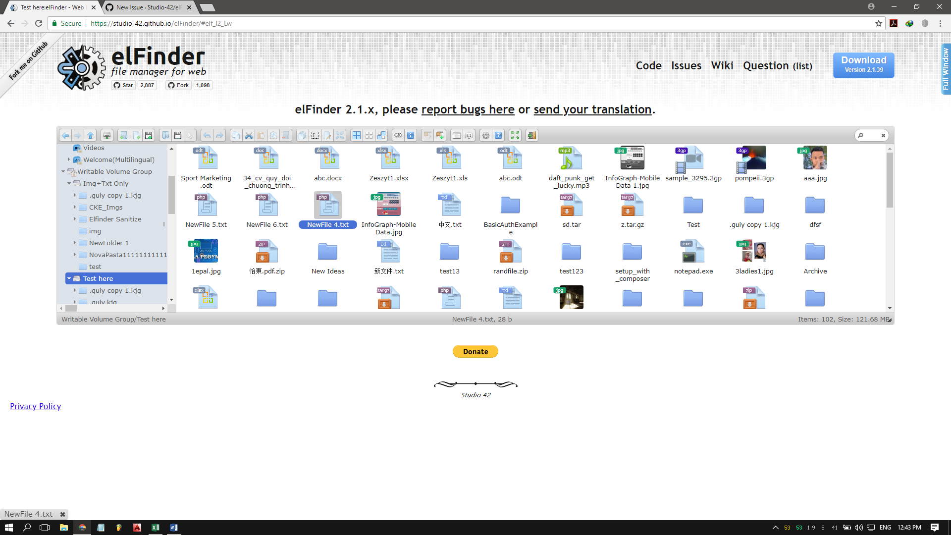 tiny bugs · Issue #2560 · Studio-42/elFinder · GitHub