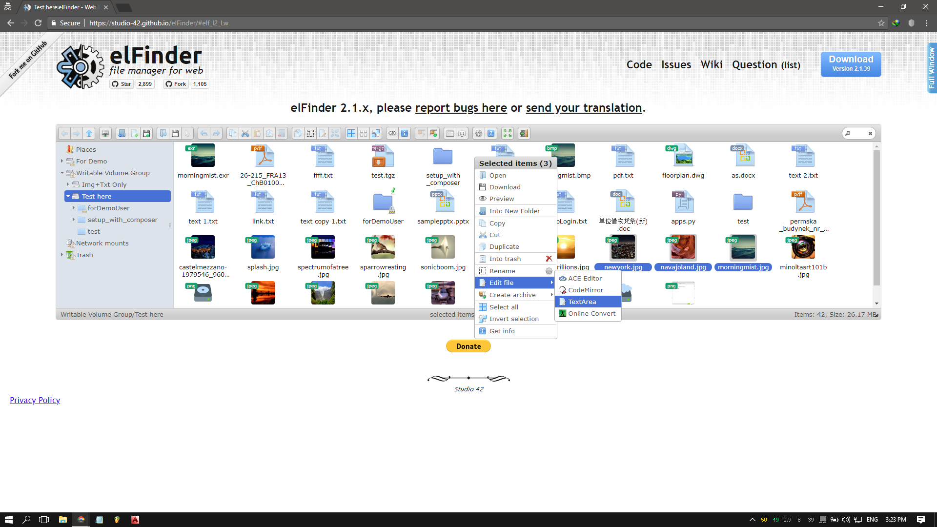 Bug in editing multiple files · Issue #2580 · Studio-42/elFinder · GitHub