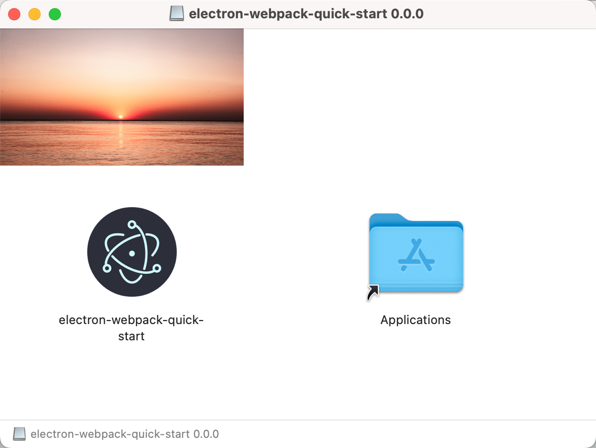 The dmg installer background image cannot be displayed when iconTextSize is set greater than 16 ...