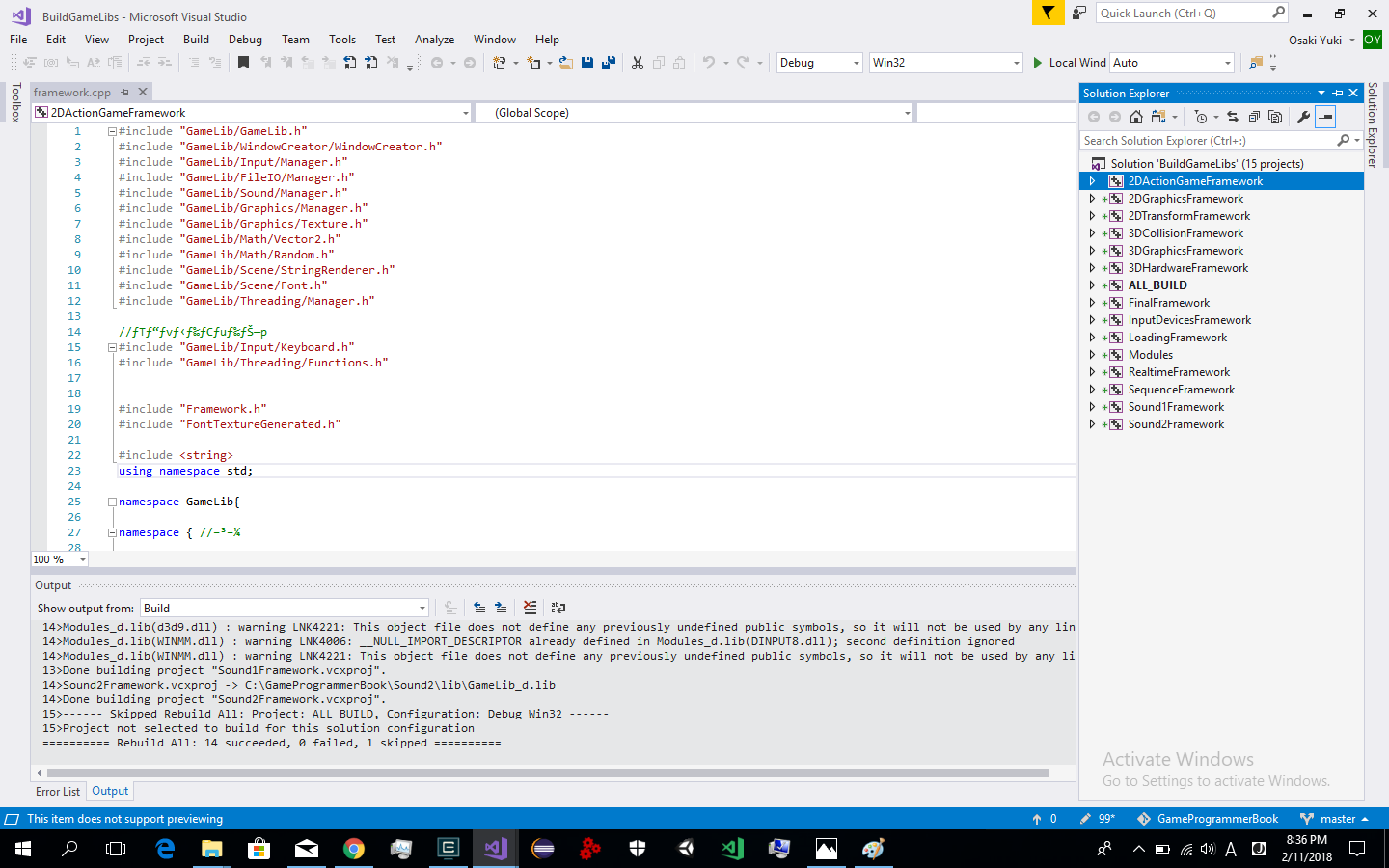 ライブラリのビルドのエラー · Issue #1 · techlabxe/game-programmer-book-build · GitHub