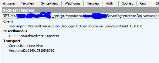 Sourcelink TFS Git on a HTTP hosted server, authentication issue · Issue #175 · dotnet ...