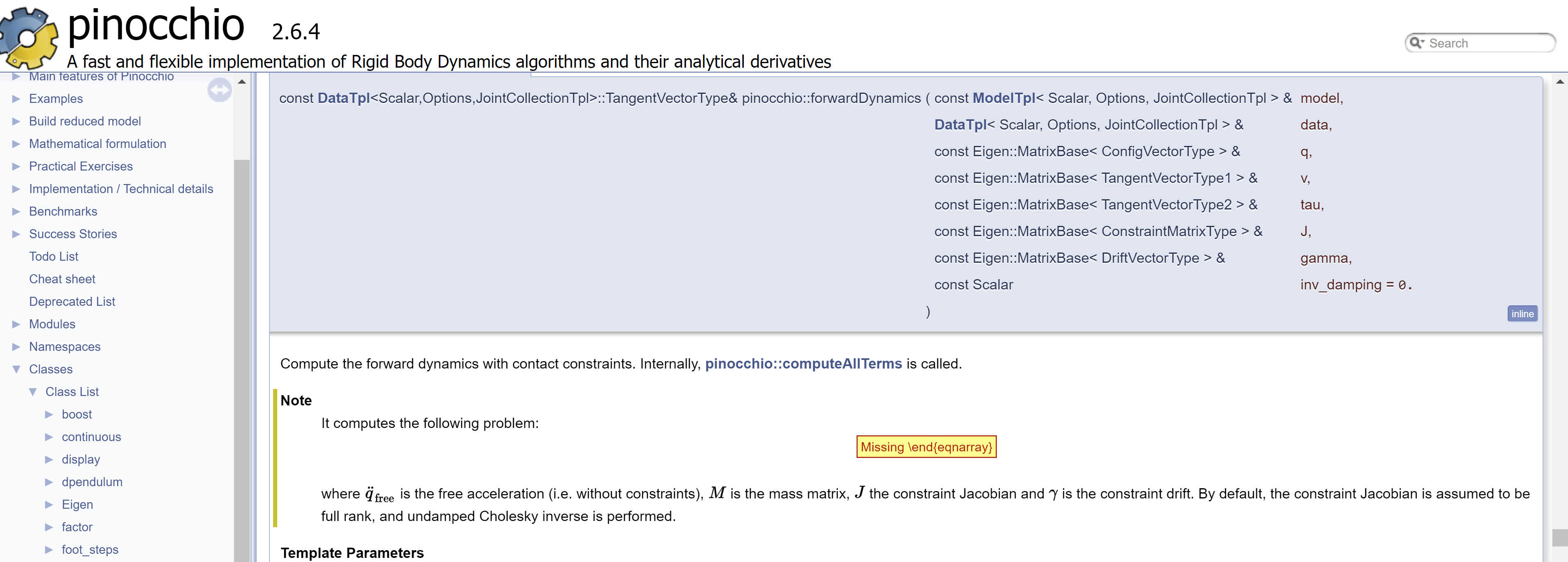 LaTeX formula on the documentation not displayed due to Missing \end{eqnarray} error · Issue ...