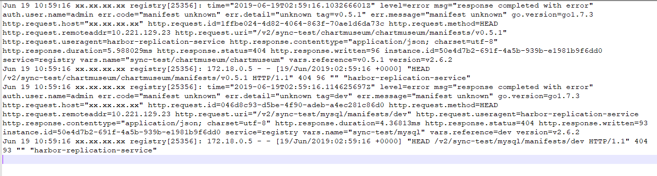1.8版本harbor向1.6版本harbor同步镜像，1.6版本页面上看不到 · Issue #8068 · goharbor/harbor ...