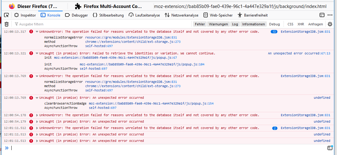 Addon Toolbar Panel does not show up when clicked · Issue #1698 · mozilla/multi-account ...
