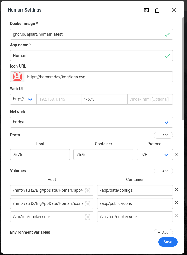 Form state in edit widget options modal not being persisted · Issue #765 · ajnart/homarr · GitHub