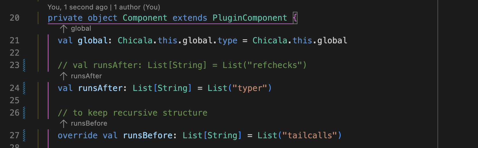 Render Guide Line On Codelens · Issue 178487 · Microsoft Vscode · Github