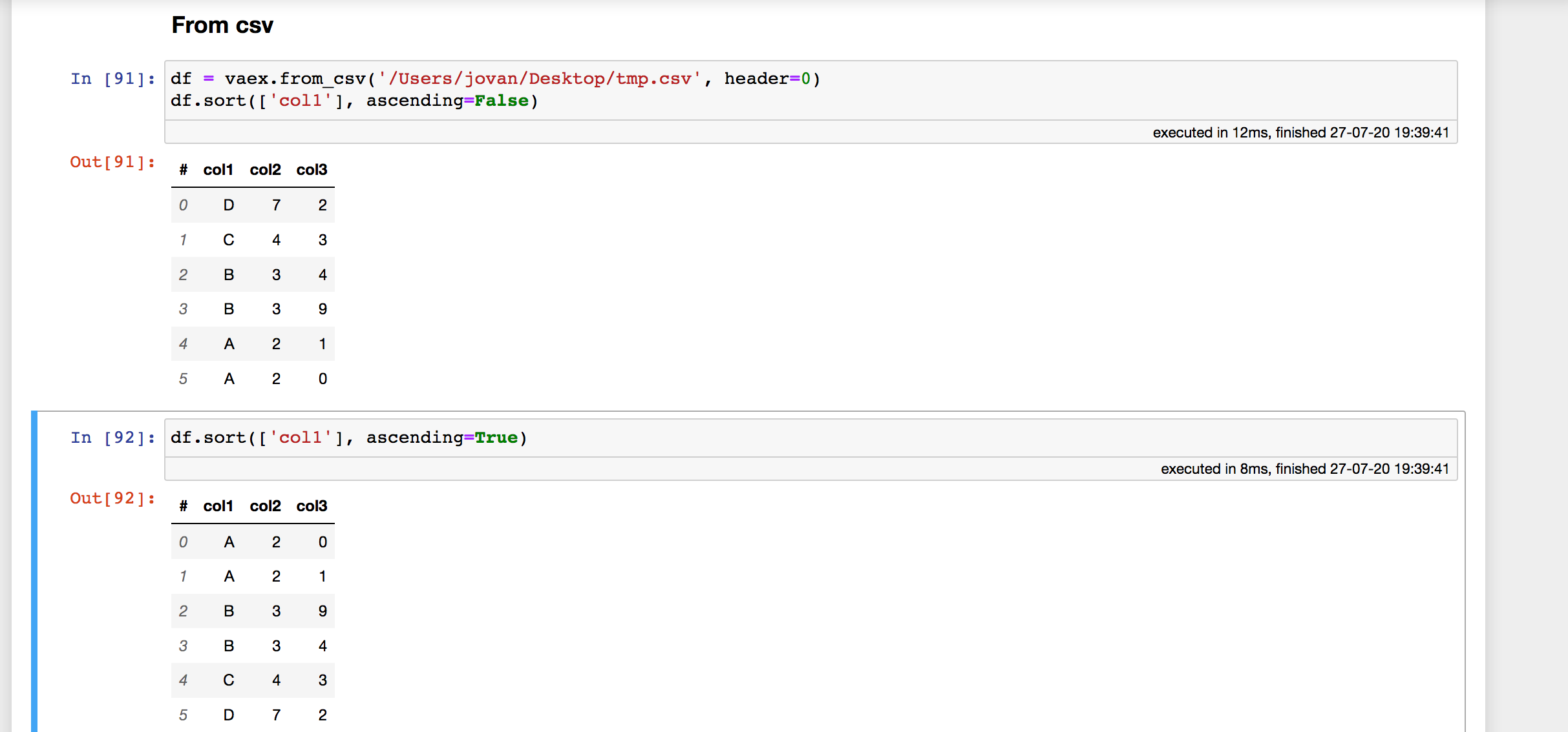 Sort by multiple columns of different types · Issue #815 · vaexio/vaex · GitHub