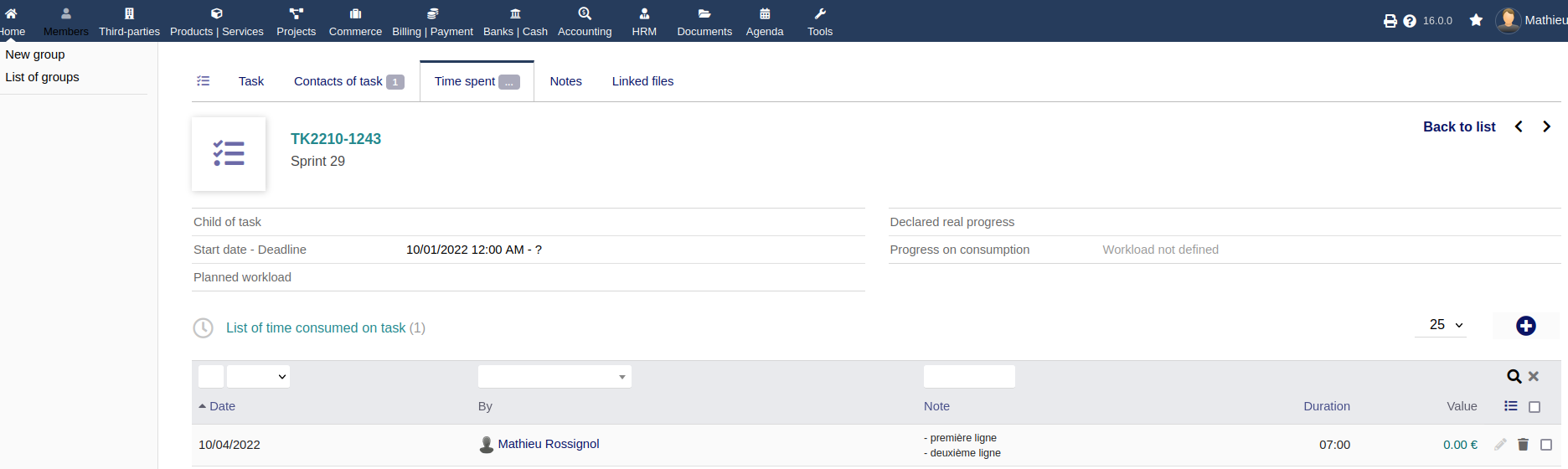 Time Spent Edition Adds R N · Issue 22482 · Dolibarr Dolibarr · Github