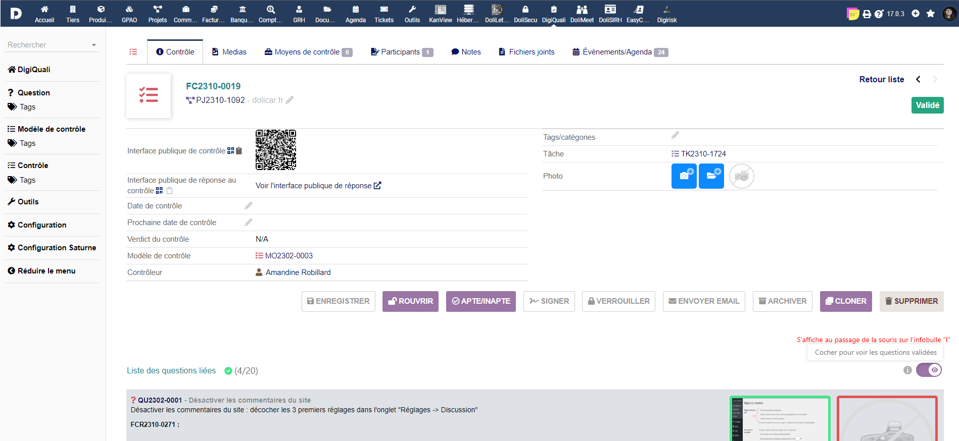 Mettre a jour le compteur des questions au fur et a mesure · Issue #1587 · Evarisk/DigiQuali ...