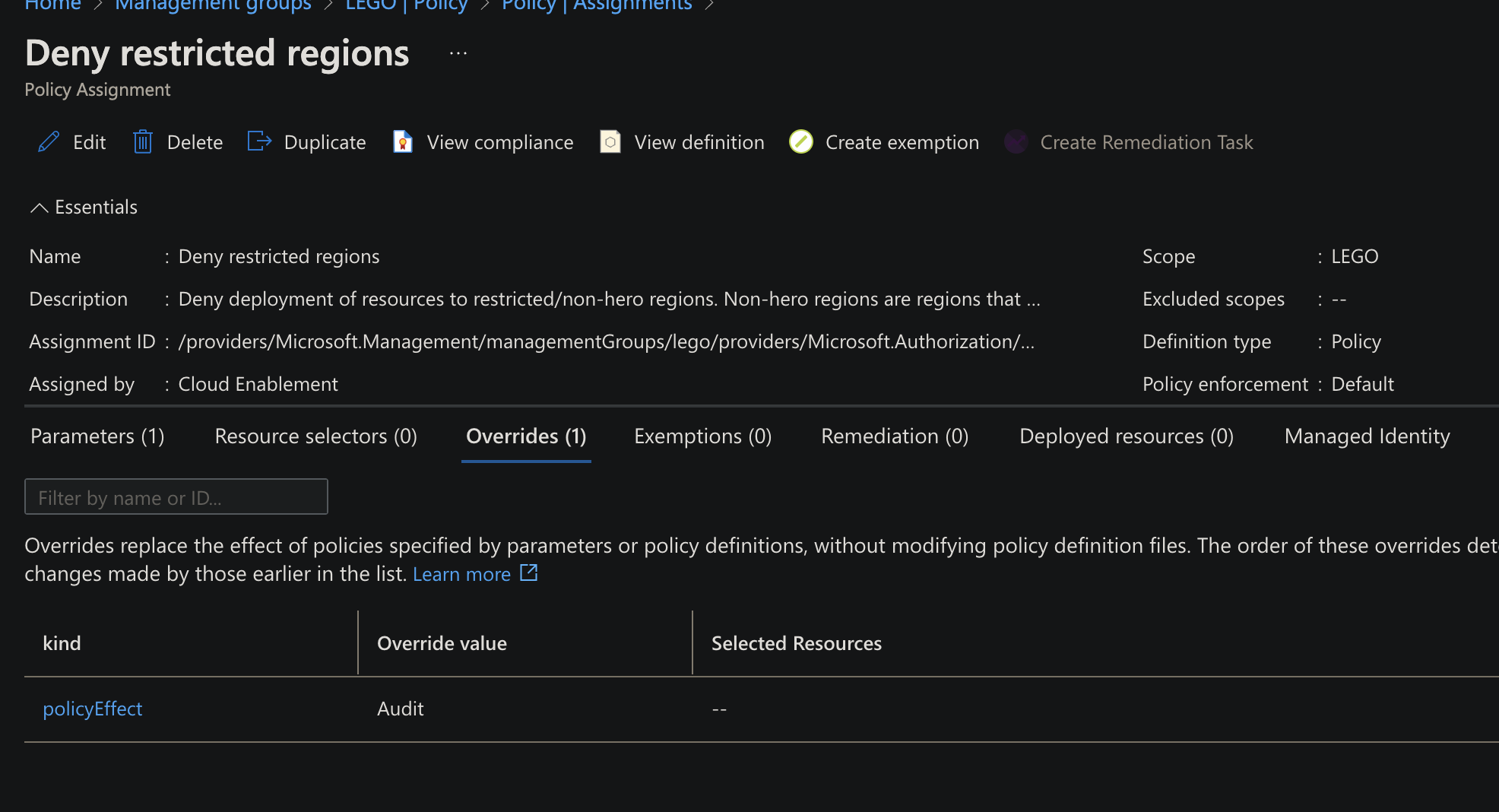 Possible to configure policy overrides with the module? · Issue #606 · Azure/terraform-azurerm ...