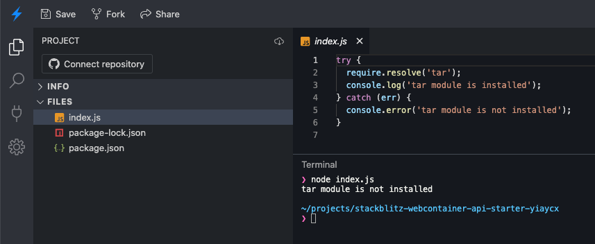 How to package the node_modules into the project? · Issue #1042 · stackblitz/webcontainer-core ...