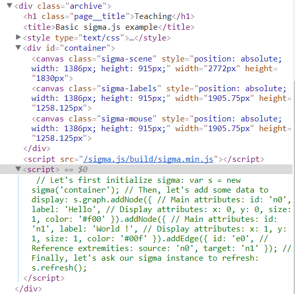 Install Sigma.js on github pages and minimal mistakes · Issue #888 · jacomyal/sigma.js · GitHub
