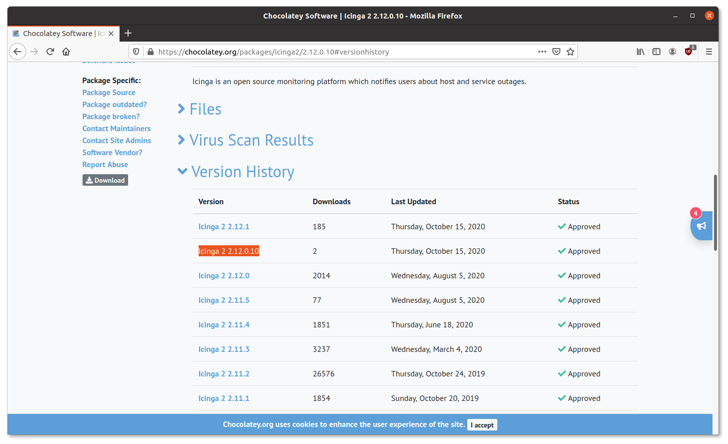 Chocolatey Icinga 2.11.6 wrong version number · Issue #194 · Icinga/icinga-packaging · GitHub
