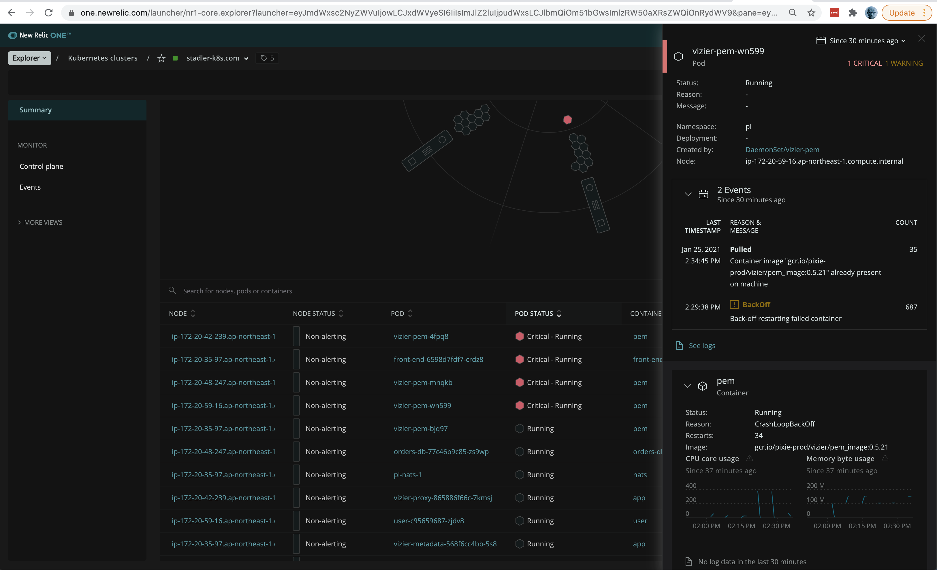 kops (aws backed) cluster unhealthy viziers · Issue #195 · pixie-io/pixie · GitHub